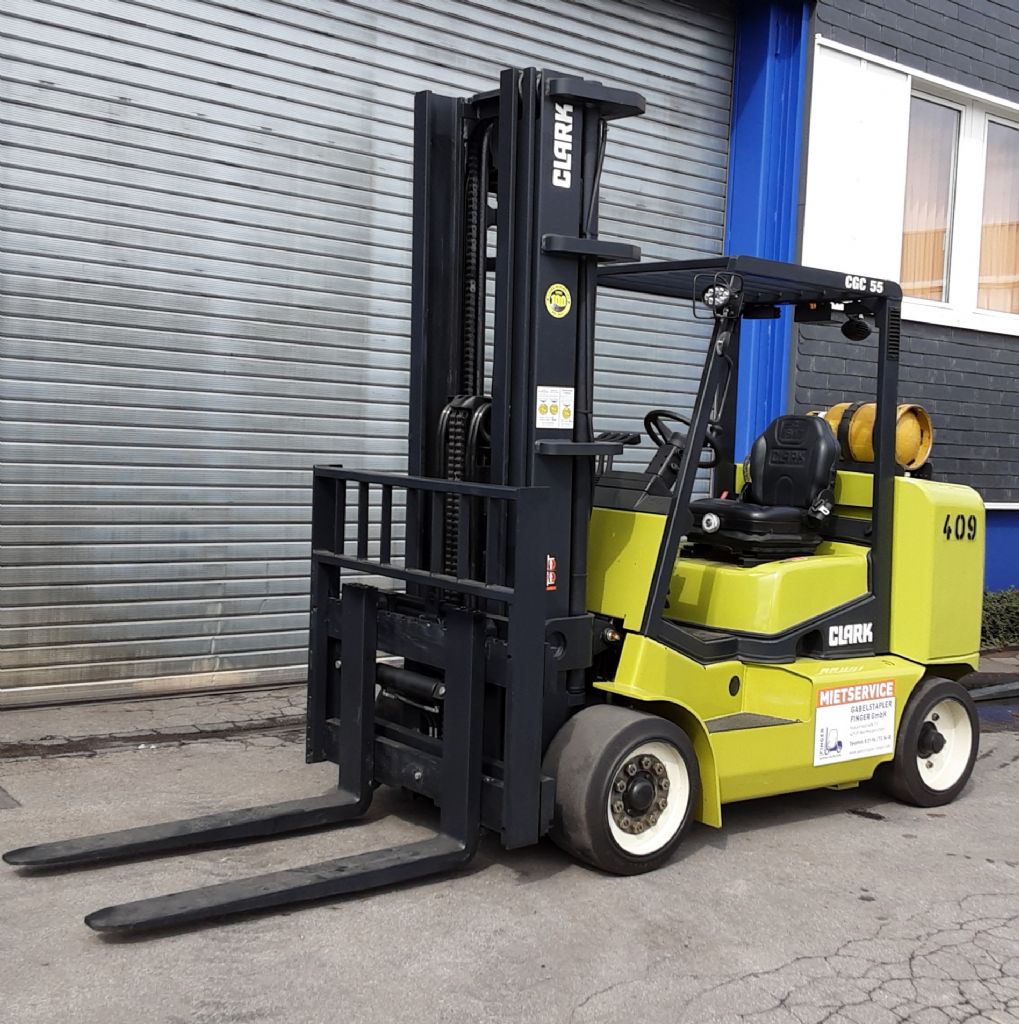 Mietstapler – Gabelstapler u. Lagertechnik Vermietung | Clark CGC 55 ...